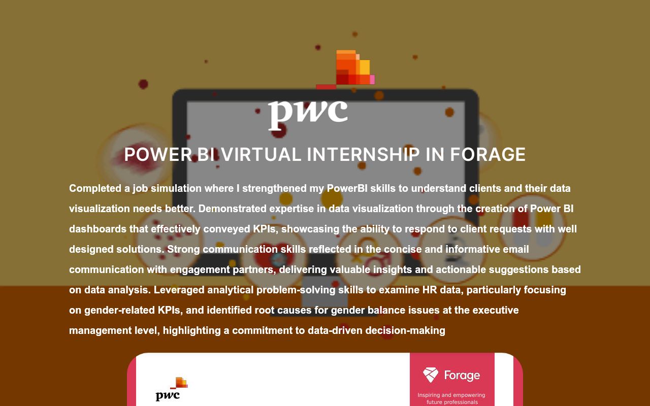 PwC Virtual Internship